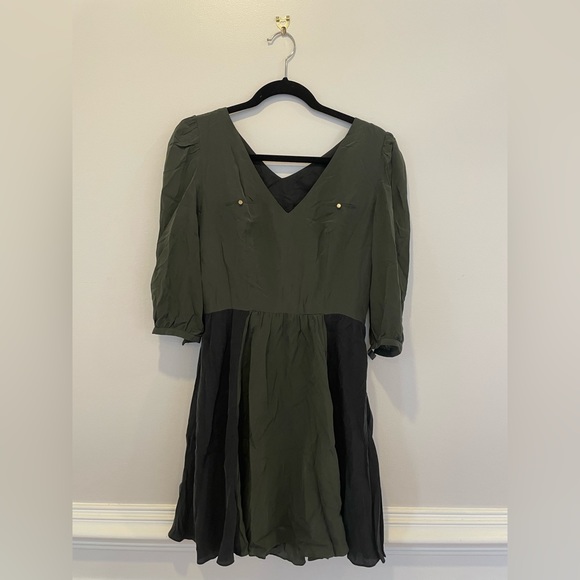 porter grey | Dresses | Porter Grey Greenblack Dress | Poshmark